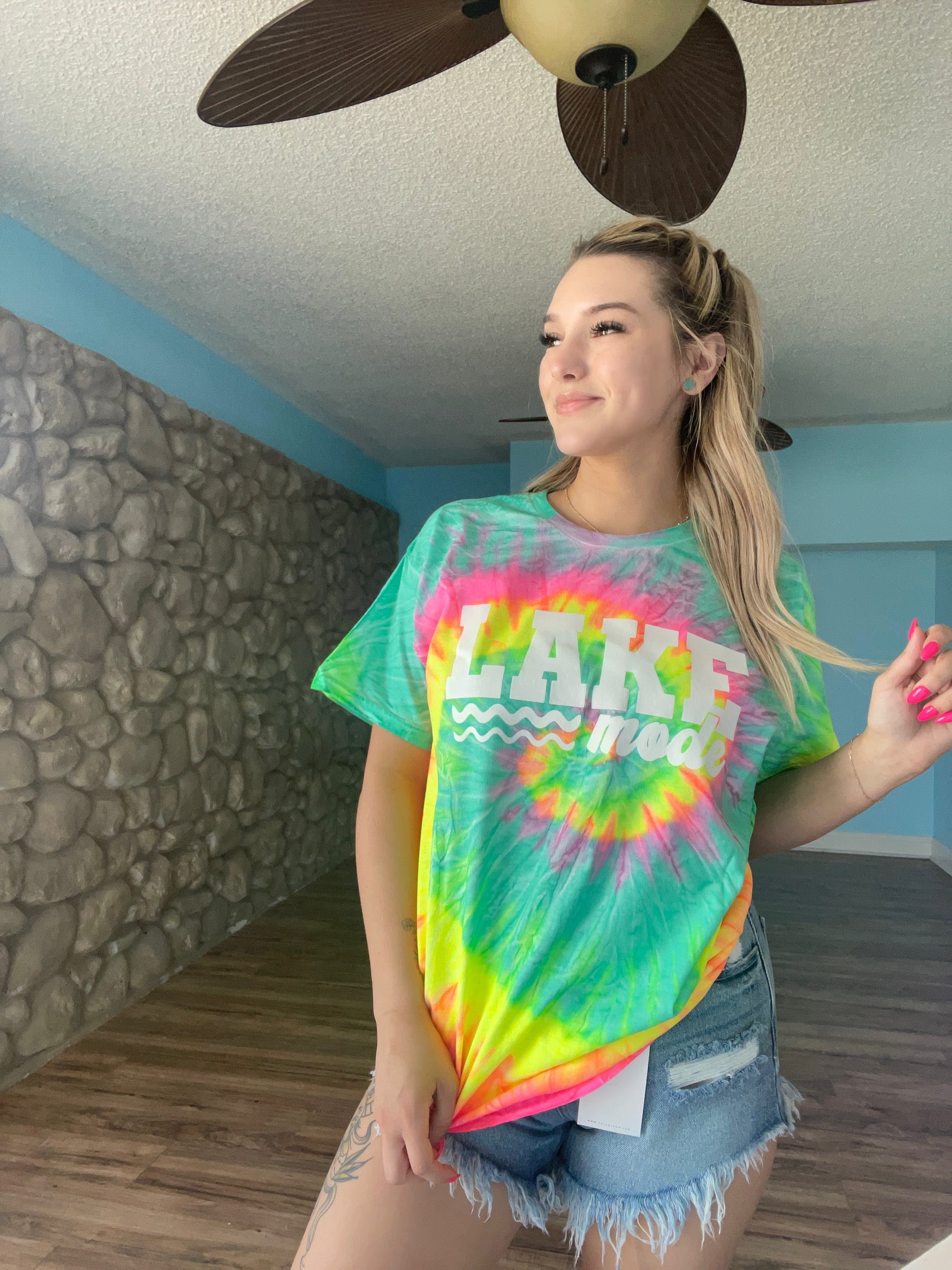 Lake Mode | Minty Tiedye Tee – Southern Shirt Shack