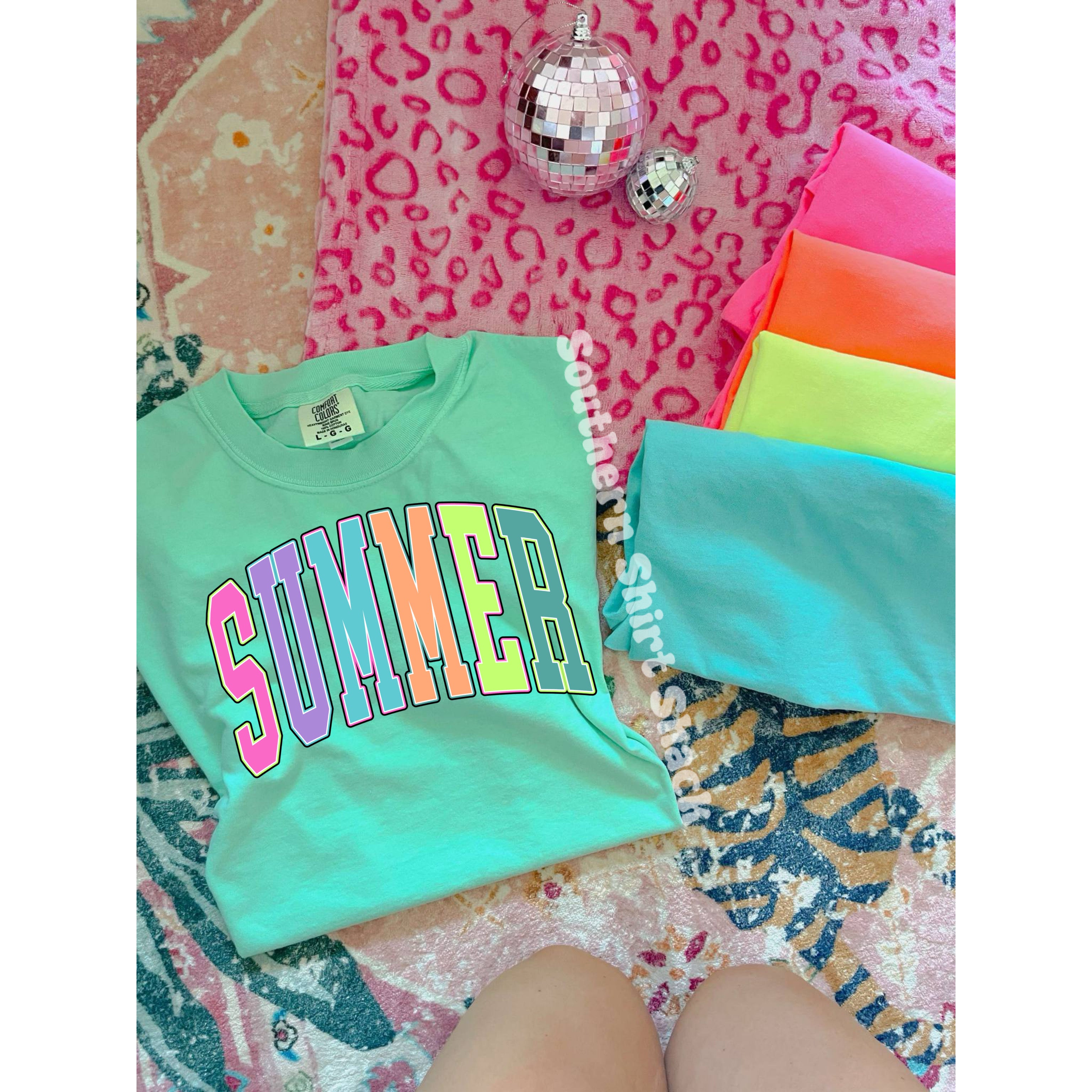 Varsity Summer Comfort Colors tee | Island Reef – Southern Shirt Shack