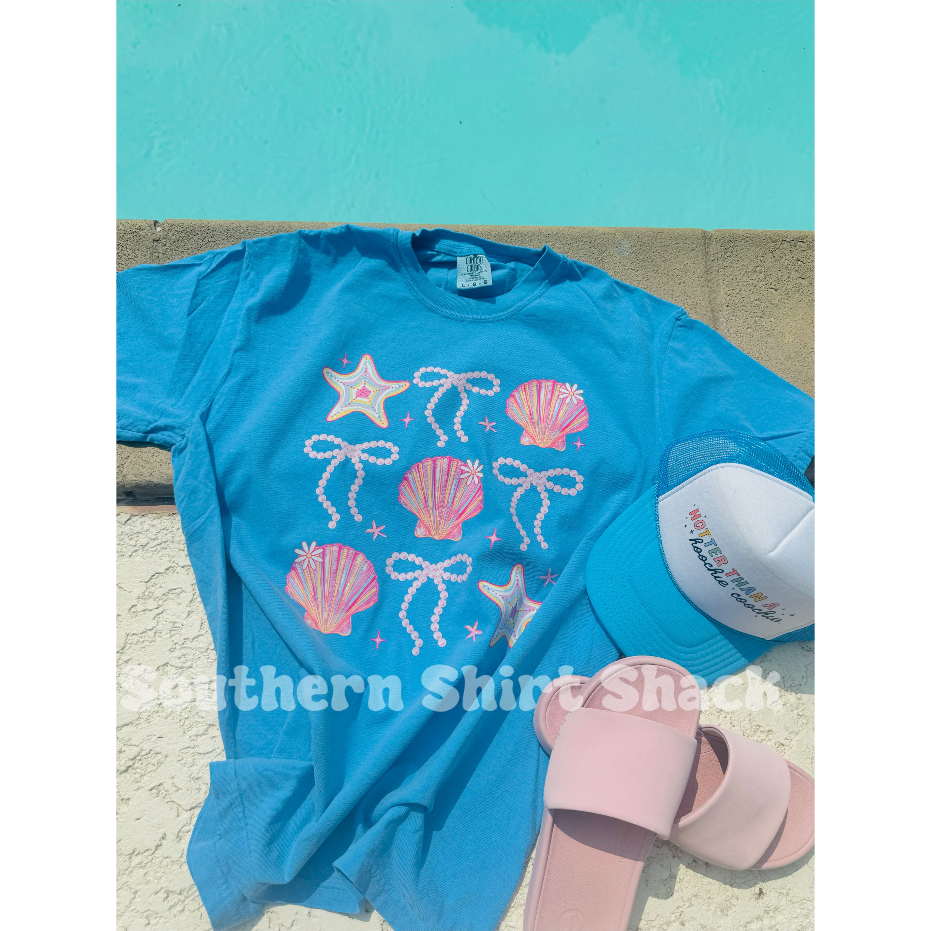 Pearly Shells & Bows CC tee | Royal Caribbean – Southern Shirt Shack