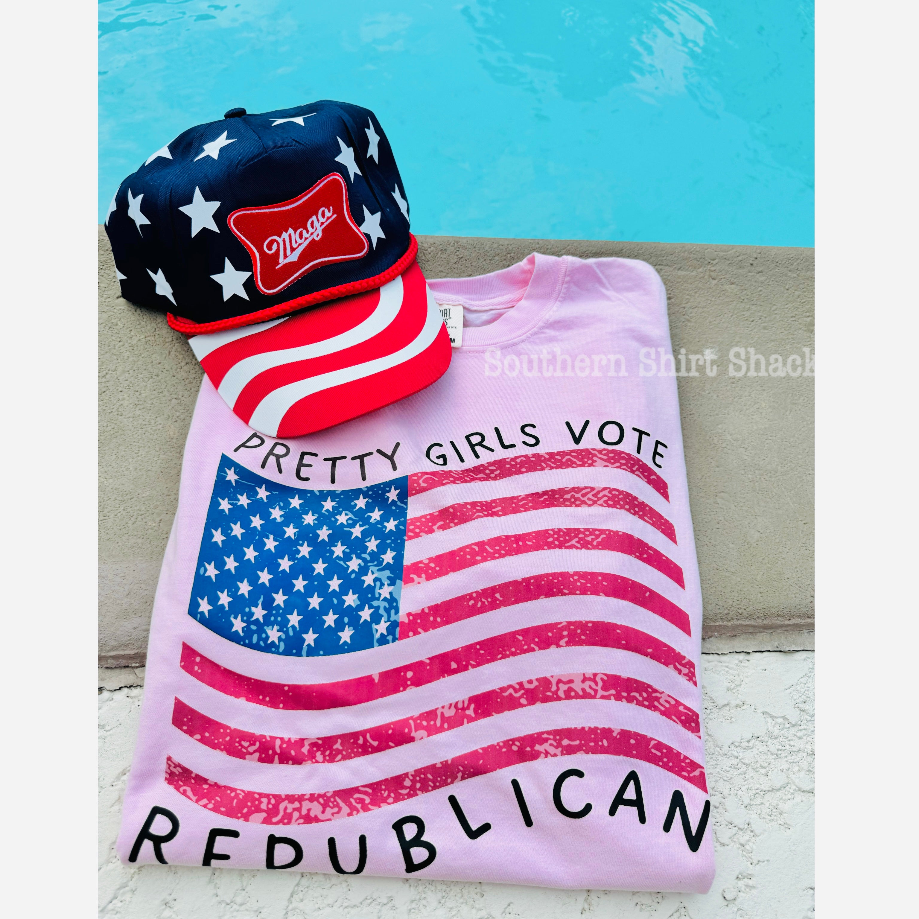 Pretty Girls Vote Republican CC tee – Southern Shirt Shack