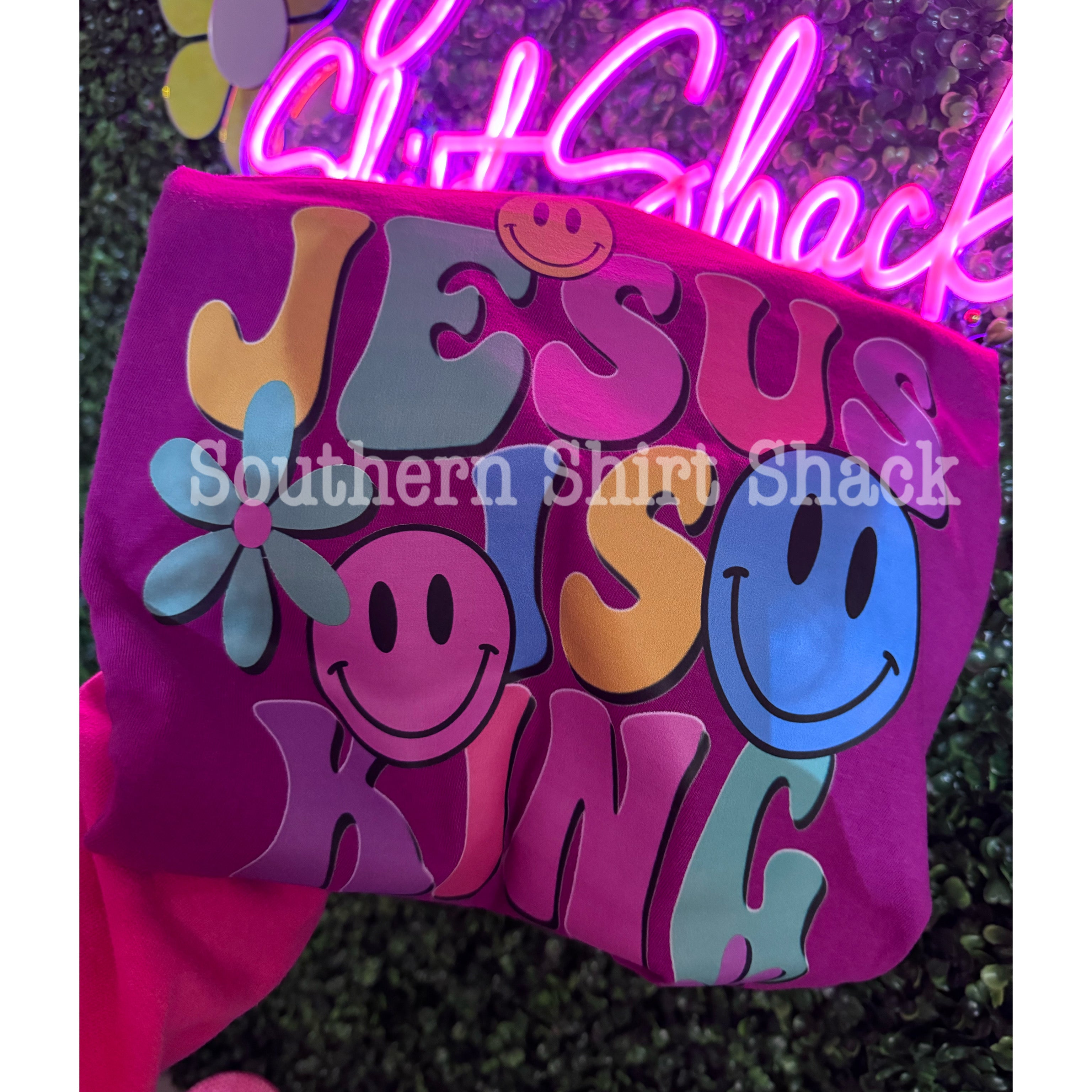 Groovy Jesus is King | Comfort Colors Tee – Southern Shirt Shack