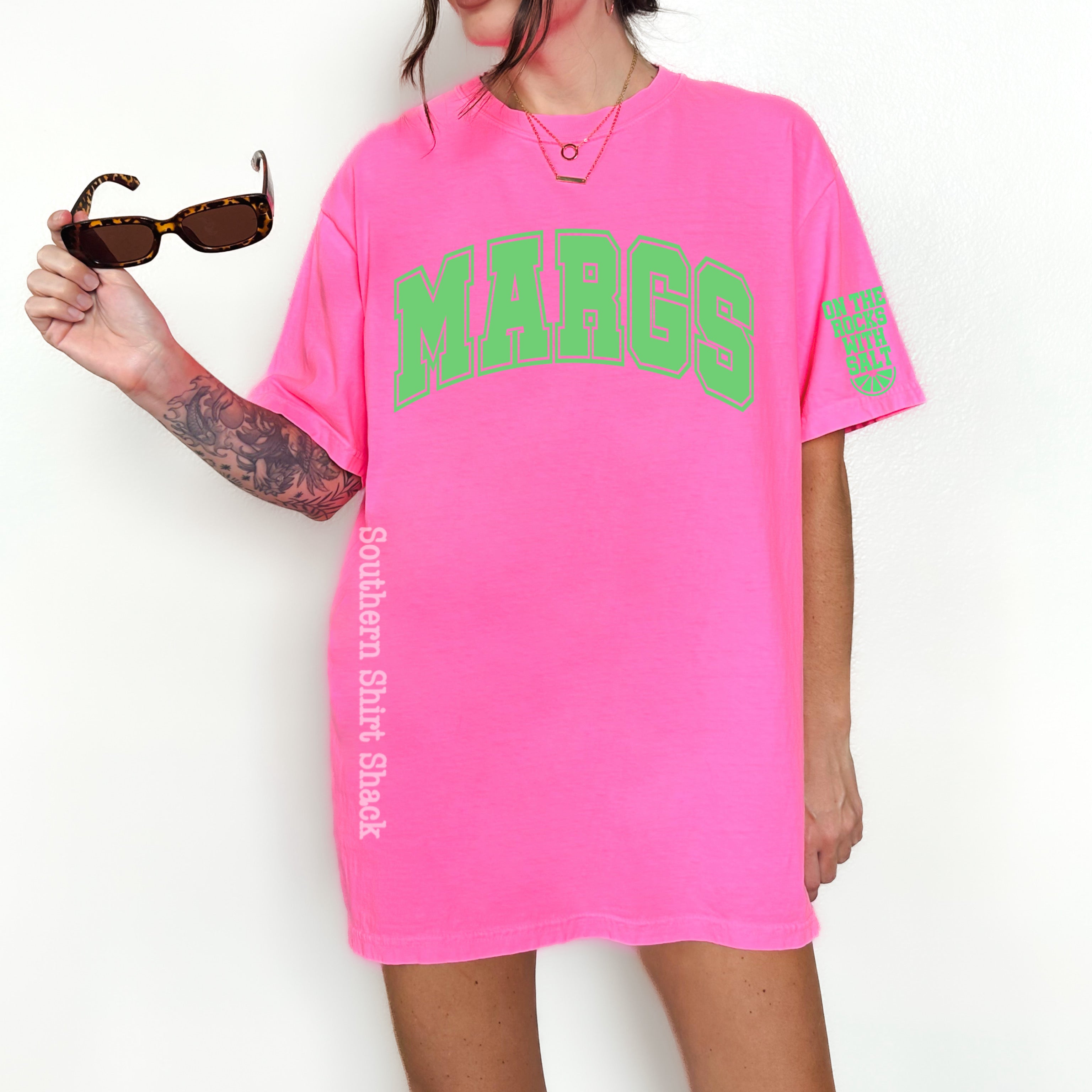 Margs - on the rocks with salt CC tee – Southern Shirt Shack