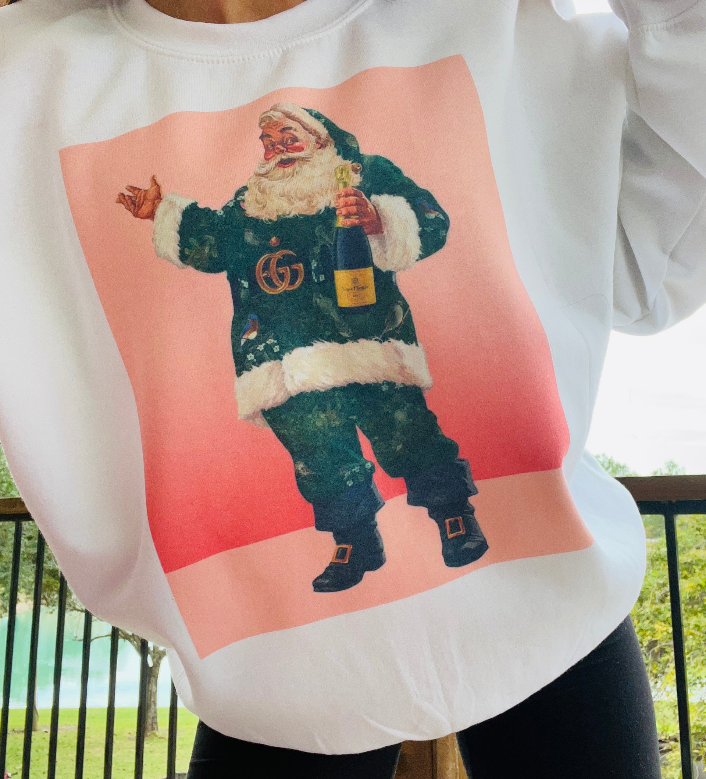 Boujee Santa Sweatshirt – Southern Shirt Shack